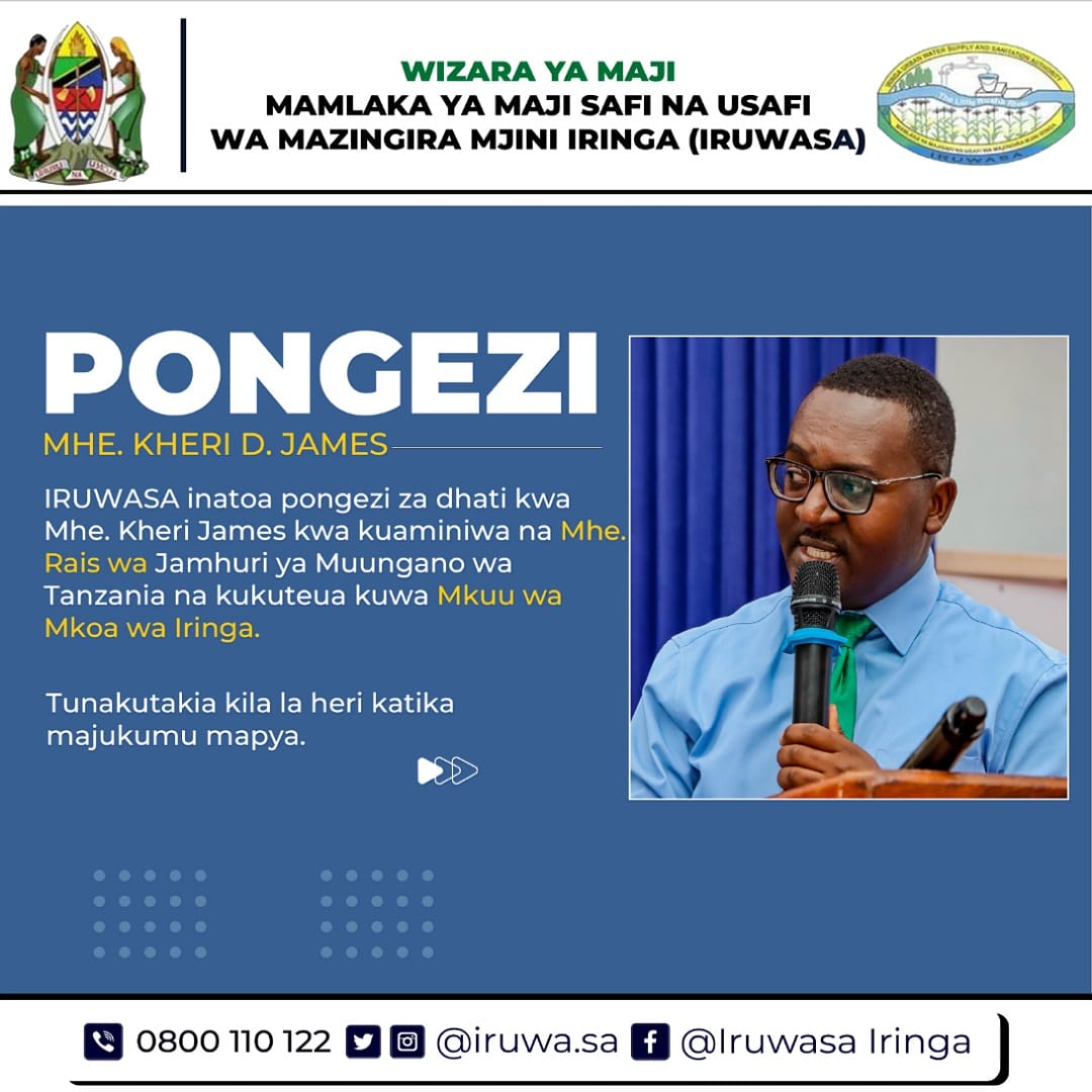 Mwanzo | IRINGA WATER SUPPLY AND SANITATION AUTHORITY